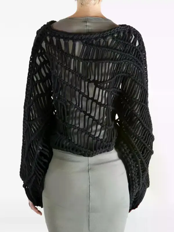 AISLING CAMPS Ripple Macramé Sweater