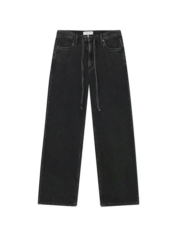 Rag & Bone Drawstring Waist Wide Leg Jeans