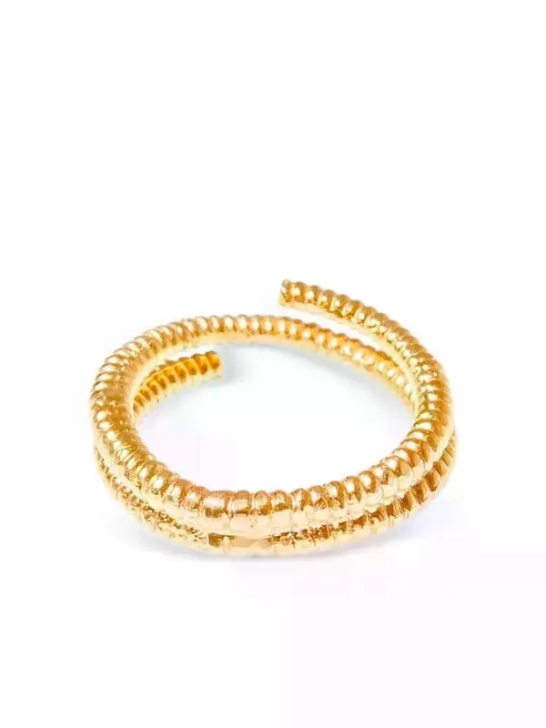 CHRONOS Sterling Silver Spiral Ring