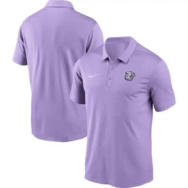 Nike Kansas State Wildcats Solid Victory Dri-fit Polo - Lavender