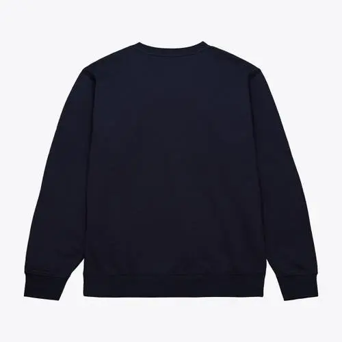 Mitchell & Ness Michigan Wolverines Half Time Fleece Crewneck Sweatshirt