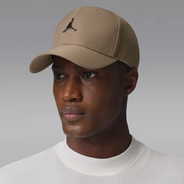 JORDAN Rise Structured Metal Jumpman Hat - Brown
