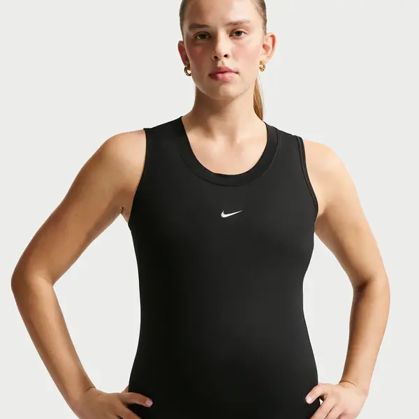 Nike One Dri-fit Slim-fit Maternity Tank Top - Black