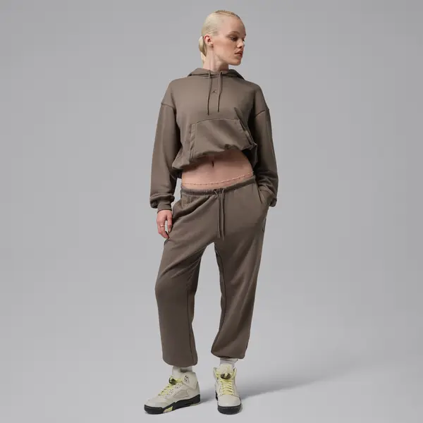 JORDAN Sport Crossover Dri-fit Fleece Hoodie - Grey