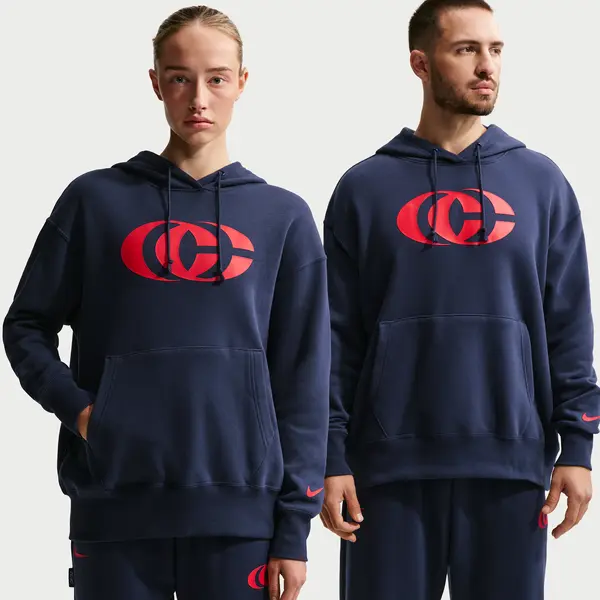 Nike Caitlin Clark Basketball Phoenix Fleece Pullover Hoodie - Blue