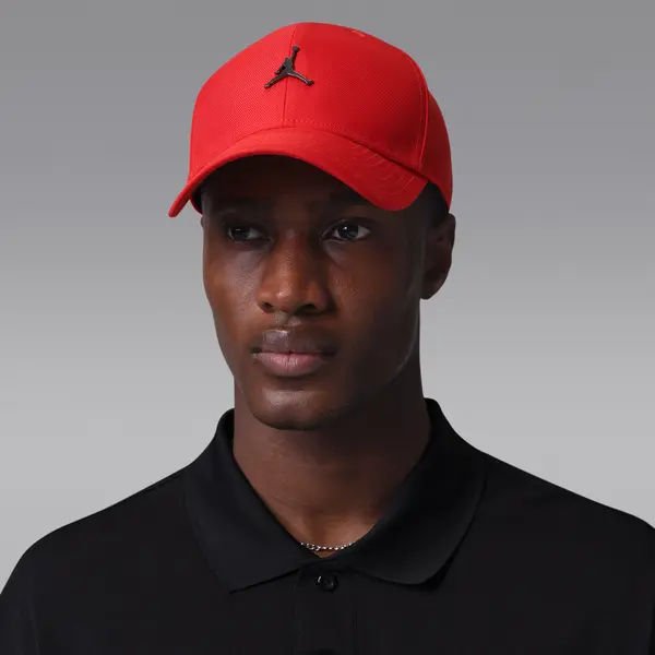 JORDAN Rise Structured Metal Jumpman Cap - Red