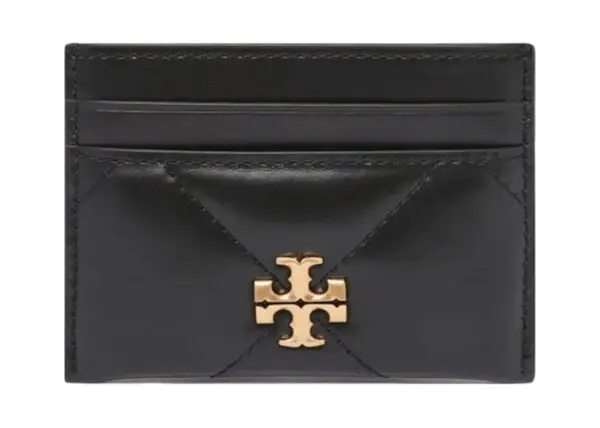 Tory Burch Kira Diamond Quilt Card Case - Black