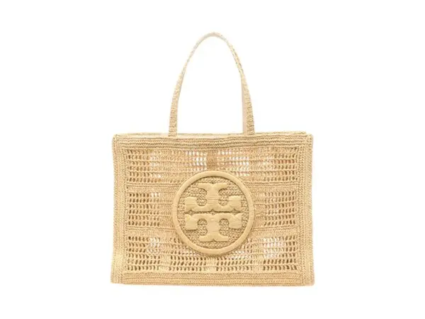 Tory Burch Ella Hand Crocheted Large Tote Bag