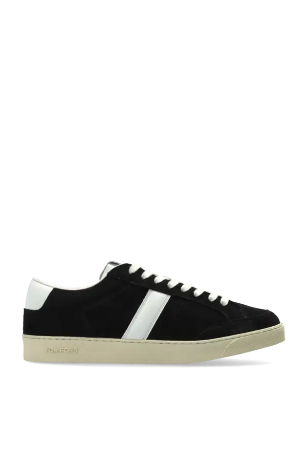 TOM FORD Suede Low-top Sneakers - Black