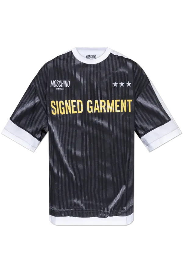 Moschino T-shirt With Print - Black