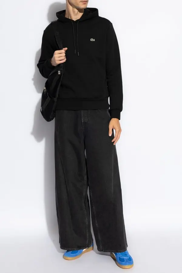 Lacoste Hooded Sweatshirt - Black