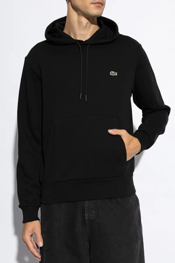 Lacoste Hooded Sweatshirt - Black