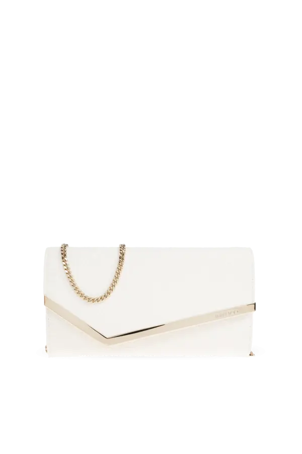 JIMMY CHOO Emmie Clutch - White