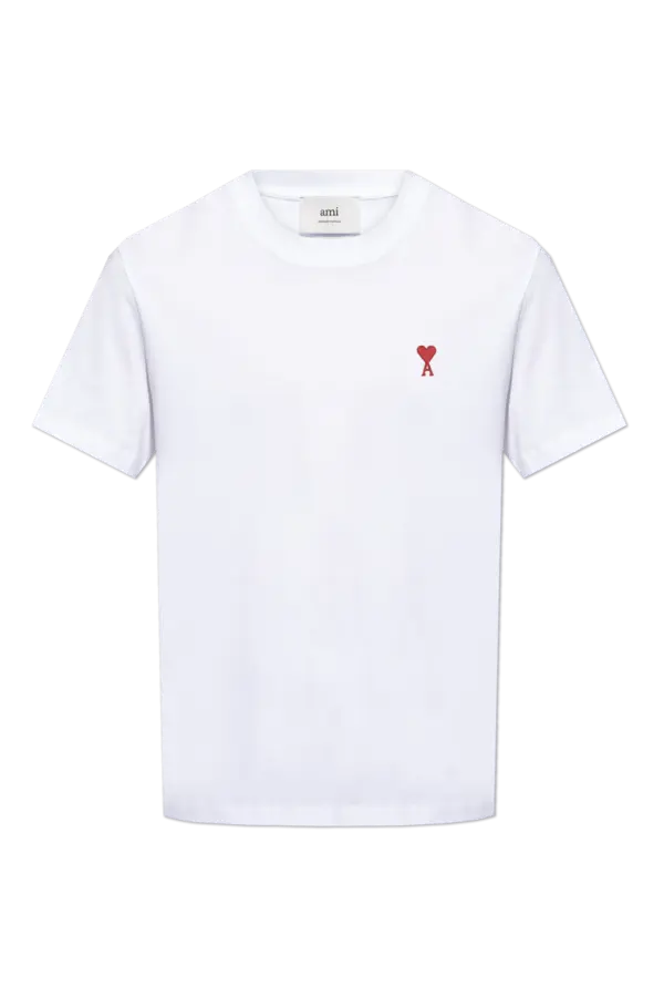 AMI Paris T-shirt With Logo - White