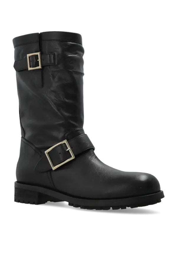 JIMMY CHOO Biker Mid Boots