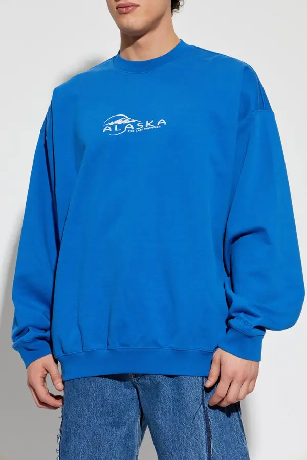 Vetements Crewneck Sweatshirt With Embroidery