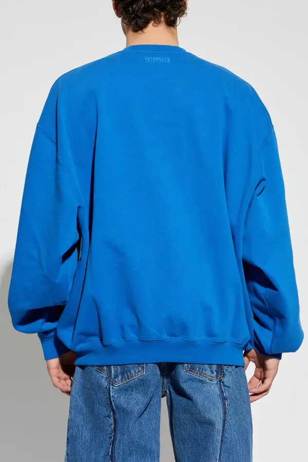 Vetements Crewneck Sweatshirt With Embroidery