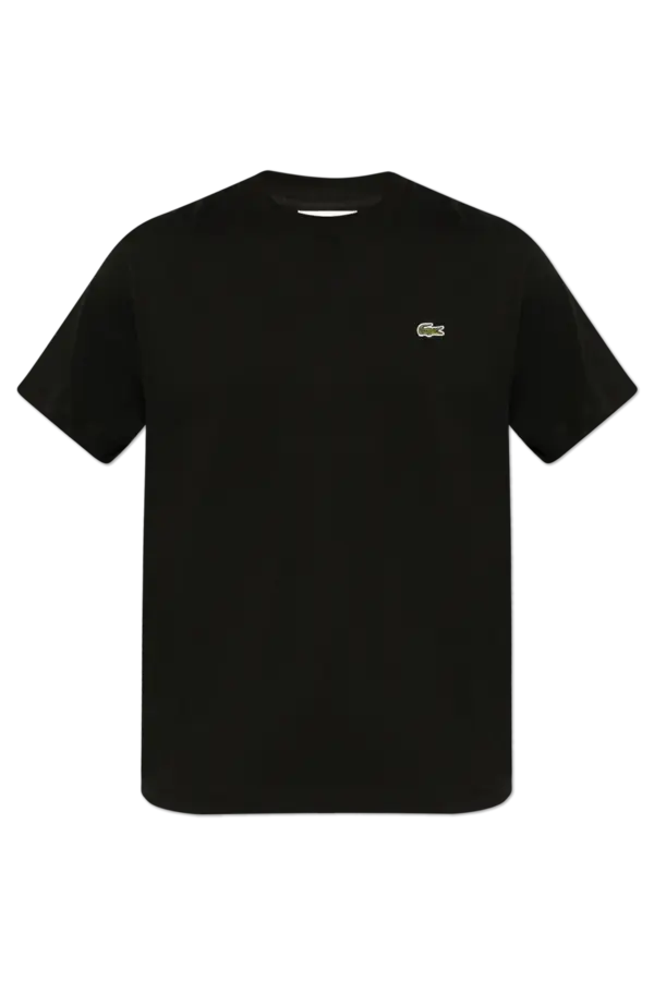 Lacoste T-shirt With Logo Patch - Black