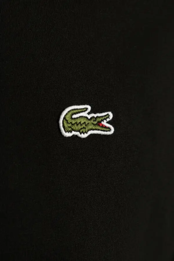 Lacoste T-shirt With Logo Patch - Black