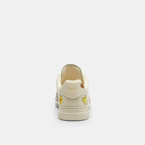 COACH High Line Sneaker With Disney Sticker Print - Chalk Multi