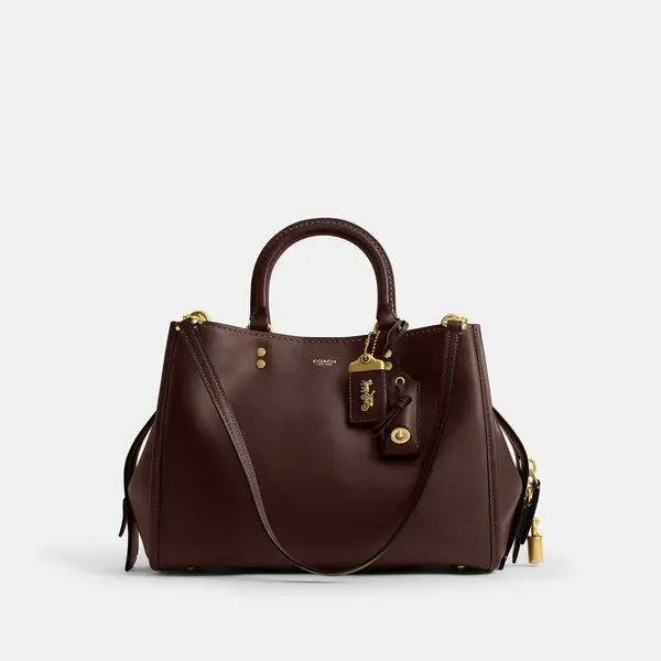 COACH Rogue 31 Satchel - Brass/maple