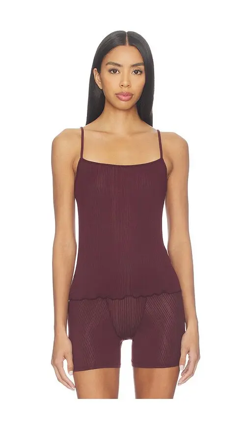 NEGATIVE UNDERWEAR Whipped Cami - Garnet