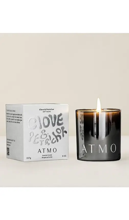 ATMO HOME Clove & Petrichor Scented Candle - Strong