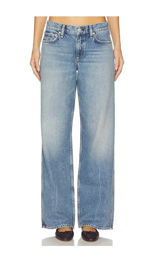 Rag & Bone Saige Low Rise Full Straight Jeans