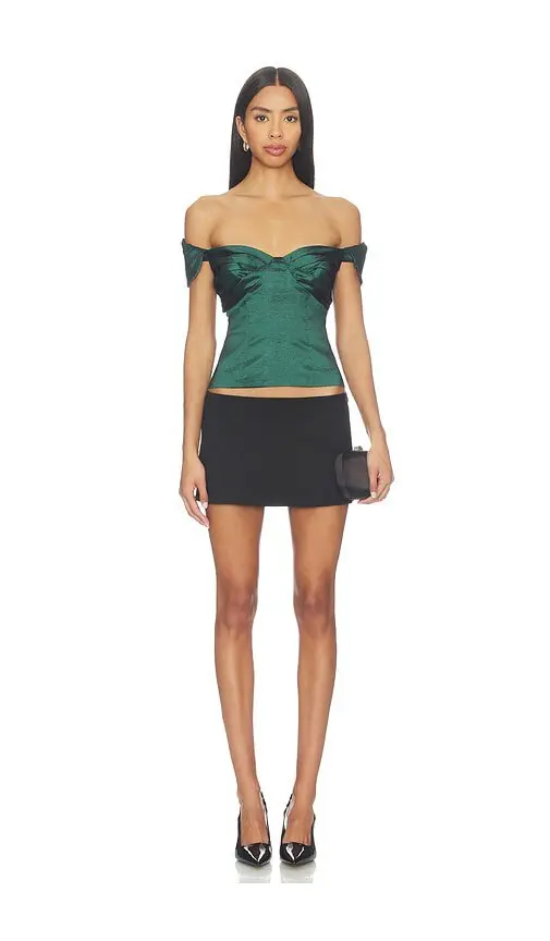 LOVERS AND FRIENDS Off-shoulder Boned Bodice Top