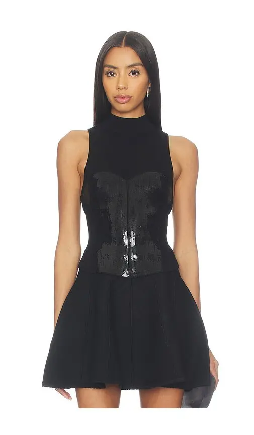FLEUR DU MAL Layered Corset Top