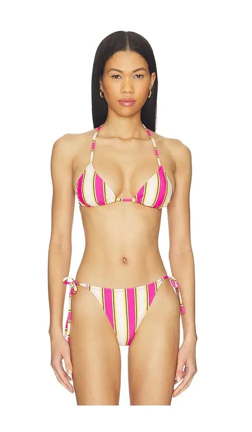 Solid & Striped The Iris Bikini Top - South Beach Stripe