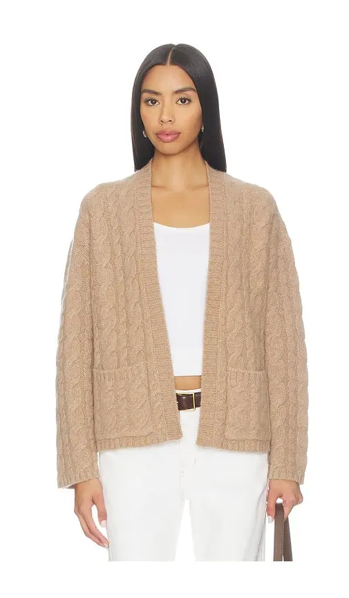 Naadam Ultra Luxe Cashmino Cardigan - Mocha