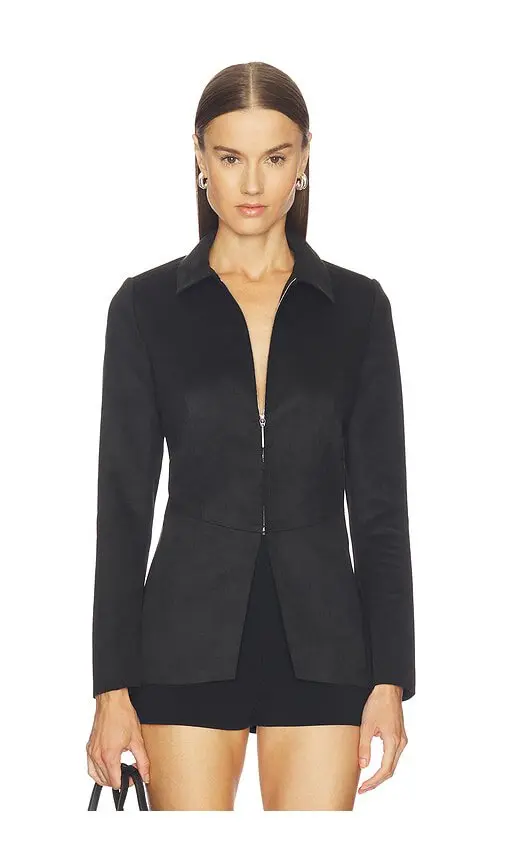 Alexis Shawn Jacket - Black