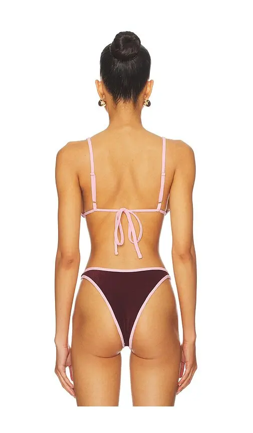 FAE Lumi Triangle Bikini Top - Milkshake