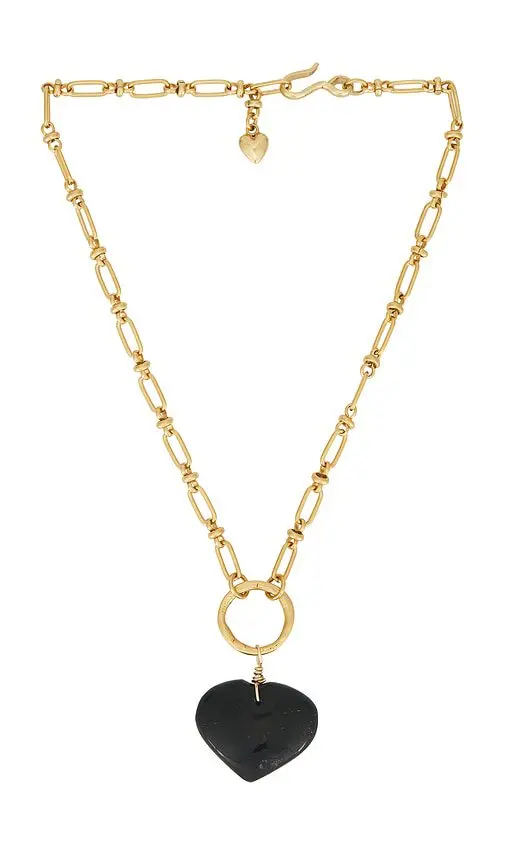 Brinker & Eliza Cecilia Necklace - Gold & Smoky Quartz