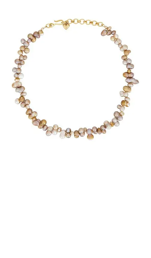 Brinker & Eliza Honor Necklace - Blush & Seaweed Pearl