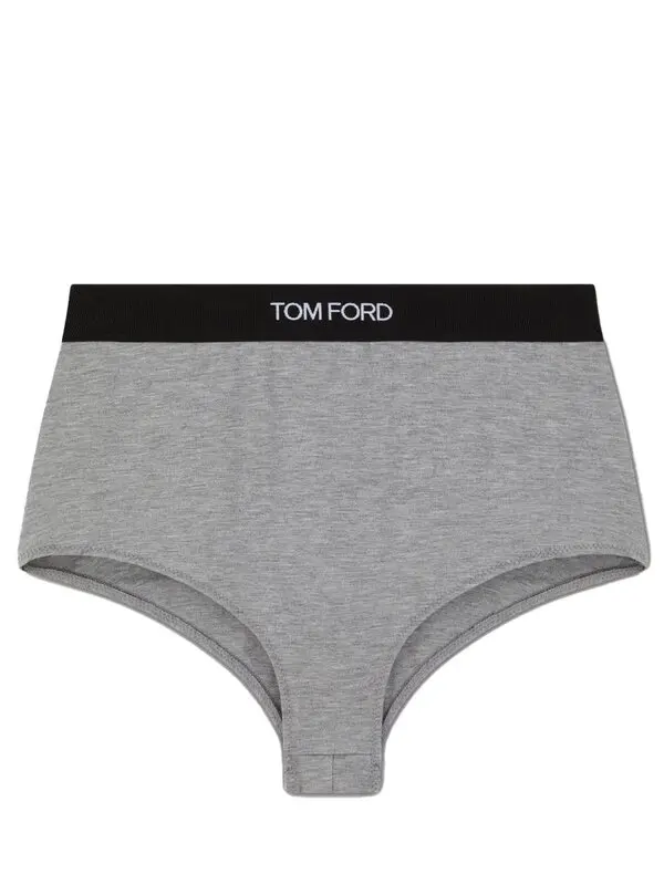 TOM FORD Briefs With Logo - Grey
