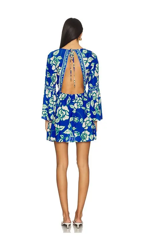 MAAJI Cobalt Flora Agnes Mini Dress