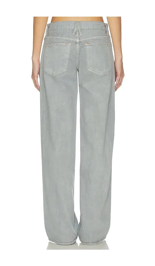 SLVRLAKE Lexi Low Rise Relaxed Wide Leg Jeans - Grey