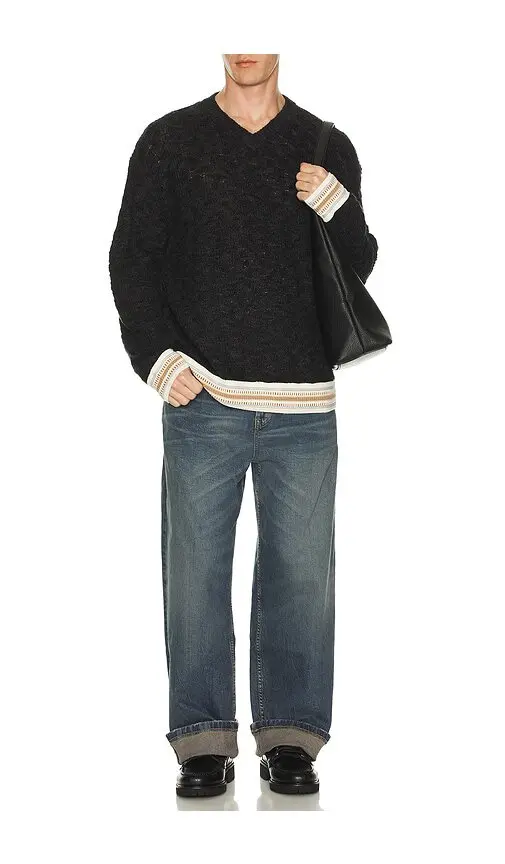 Scotch & Soda V-neck Cable Pullover