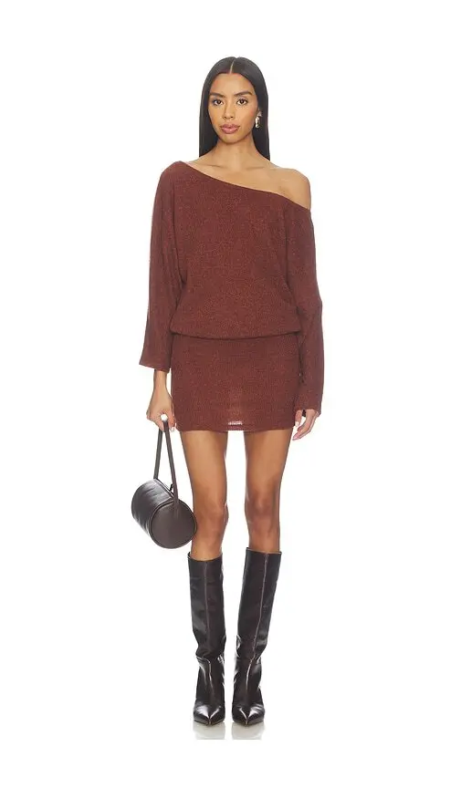 BELLA VENICE X Revolve Izzy Sweater Dress - Brown