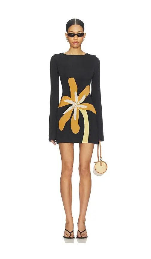 CALA DE LA CRUZ Maisha Dress - Black