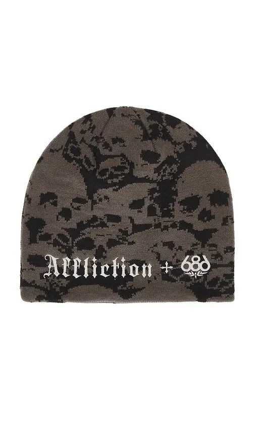 AFFLICTION X 686 Skully Beanie - Grey