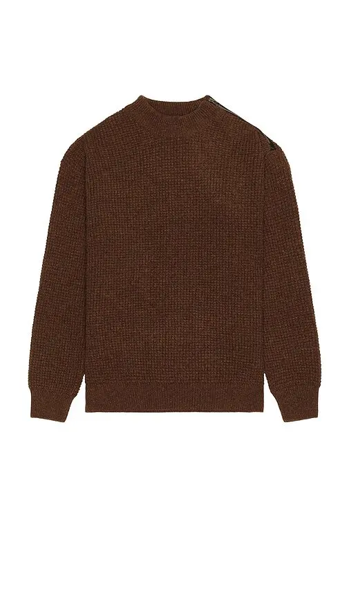 Barbour Gearstone Textured Knit Sweater - Brown