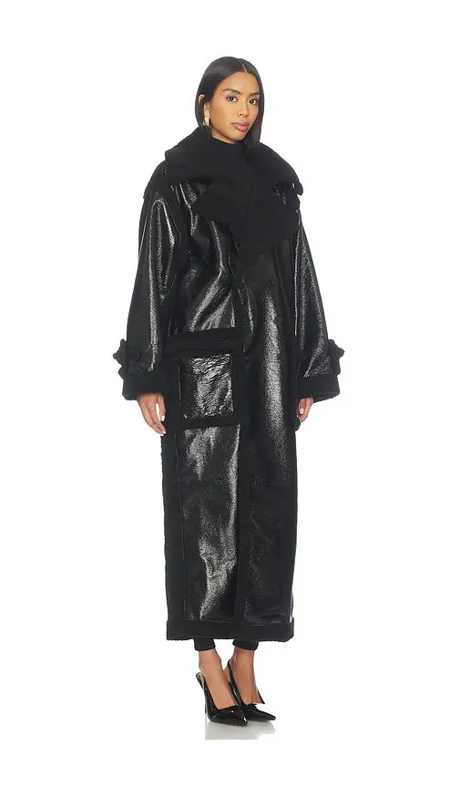 Ottolinger Shearling Oversized Split Coat