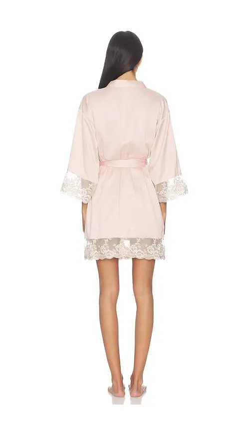 Flora Nikrooz Rosa Kimono Wrap With Embroidery In . Also