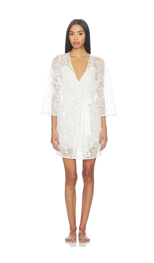 Flora Nikrooz Meg Wrap Dress - Ivory