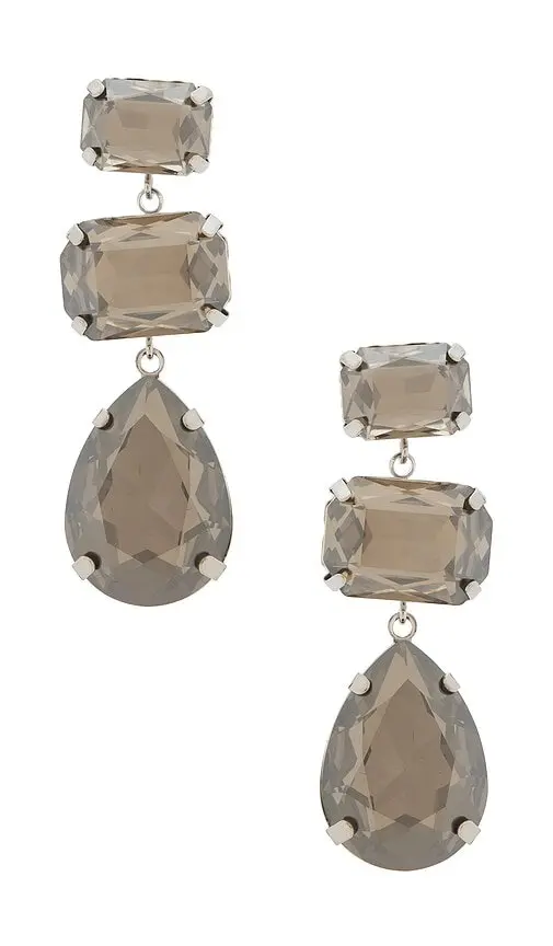LOVERS AND FRIENDS Charlotte Earrings - Grey