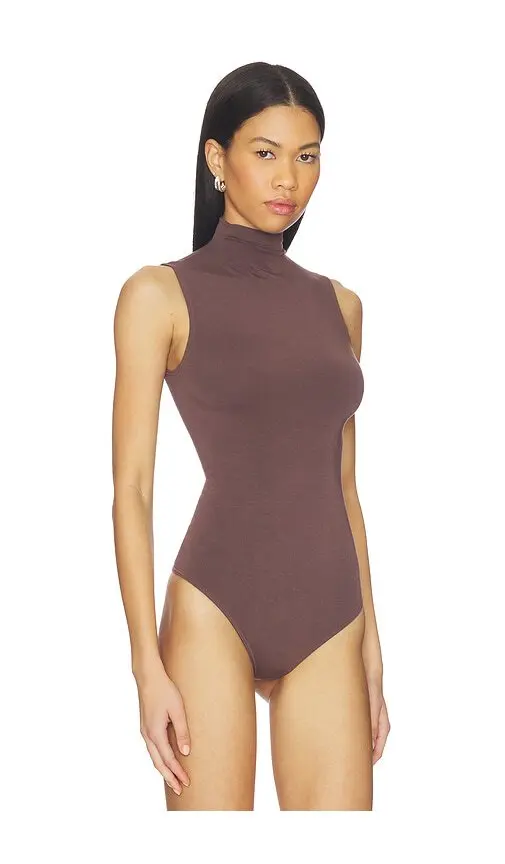 Wolford Viscose String Bodysuit - Chocolate