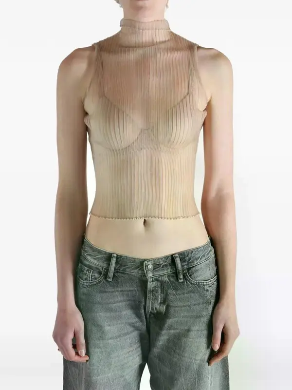 AISLING CAMPS Modern Mist Turtleneck Top